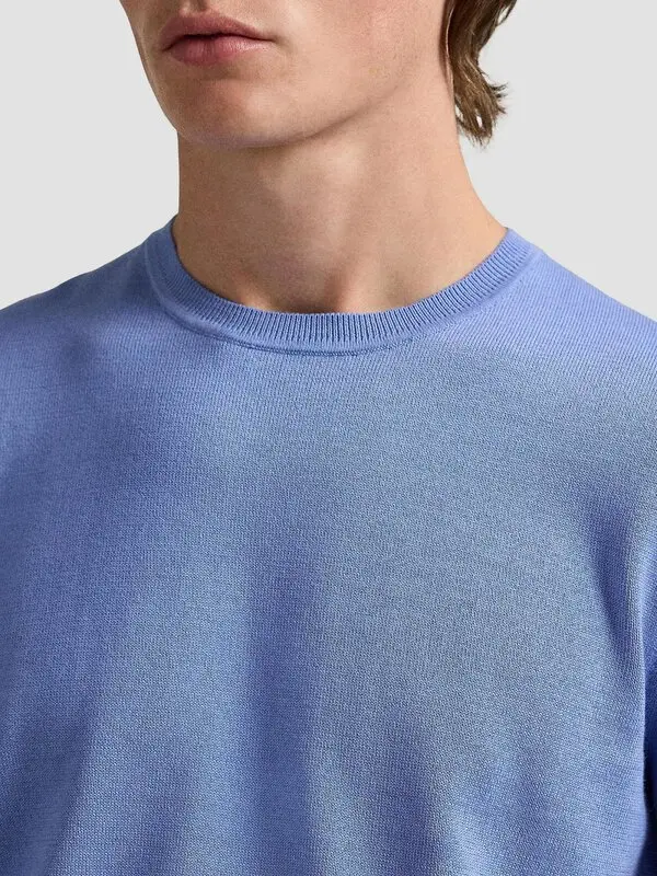 Polo Ralph Lauren Cotton Knit Sweater - Fall Blue