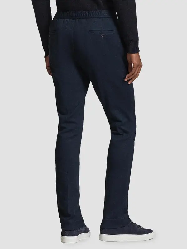 Polo Ralph Lauren Pleated-front Knit Mesh Sport Trousers