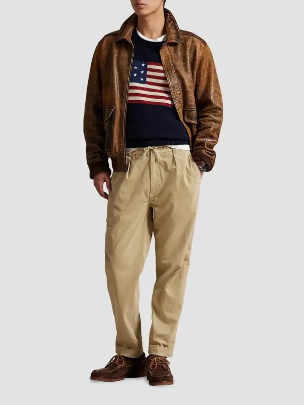 Polo Ralph Lauren Stretch-cotton Drawstring Pants - Dune Tan