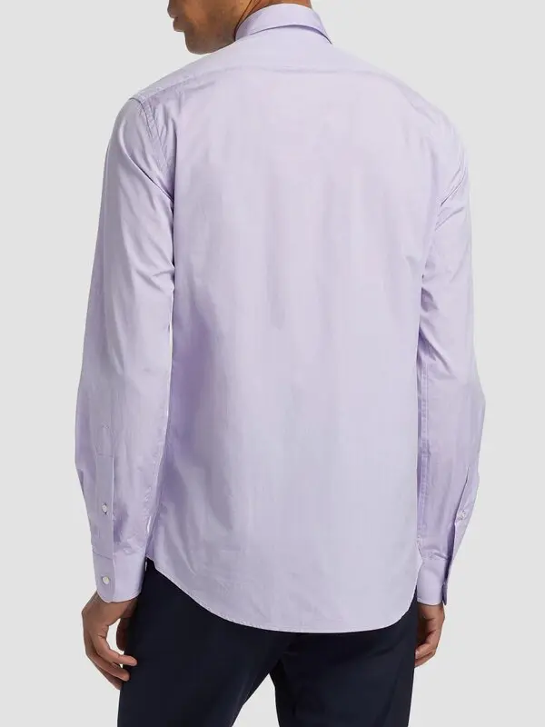 Ralph Lauren Purple Label Solid Cotton Shirt