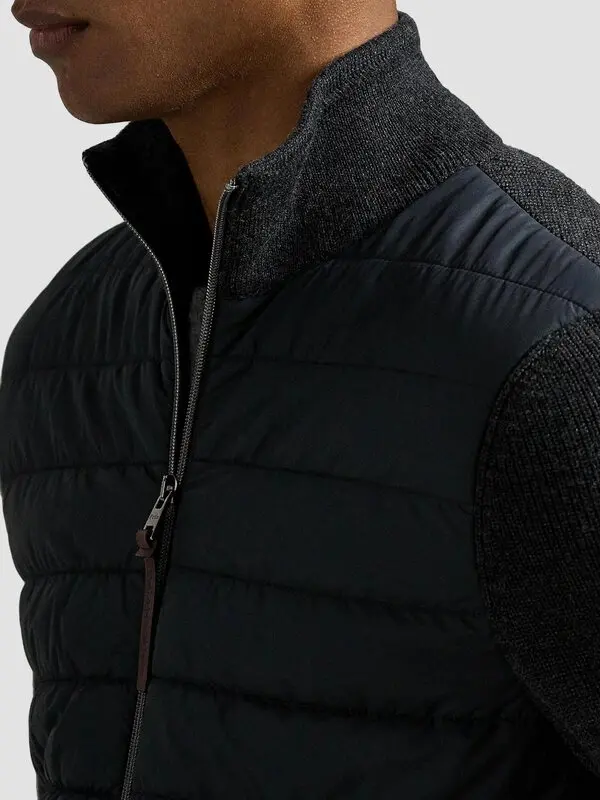 Polo Ralph Lauren Merino Wool Quilted Zip-front Jacket