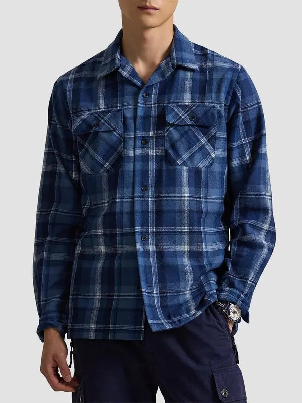 Polo Ralph Lauren Plaid Wool Button-front Shirt