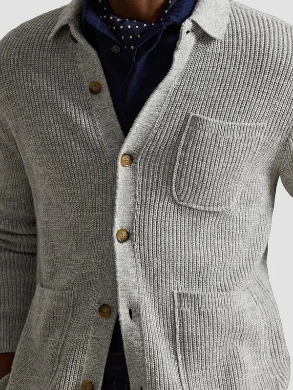 Polo Ralph Lauren Rib-knit Cotton Pocket Cardigan