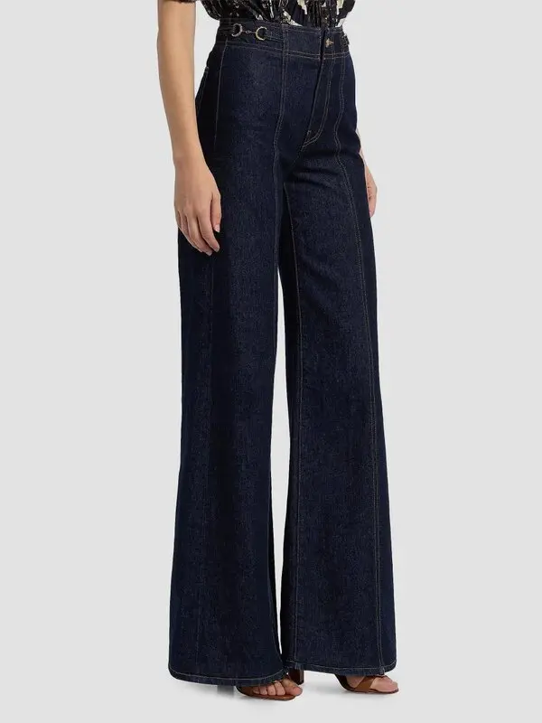 Ulla Johnson Delphine Hight-rise Wide-leg Jeans