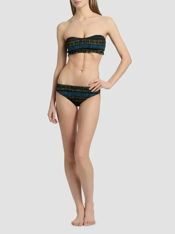 Ulla Johnson Marseille Smocked Bikini Bottom