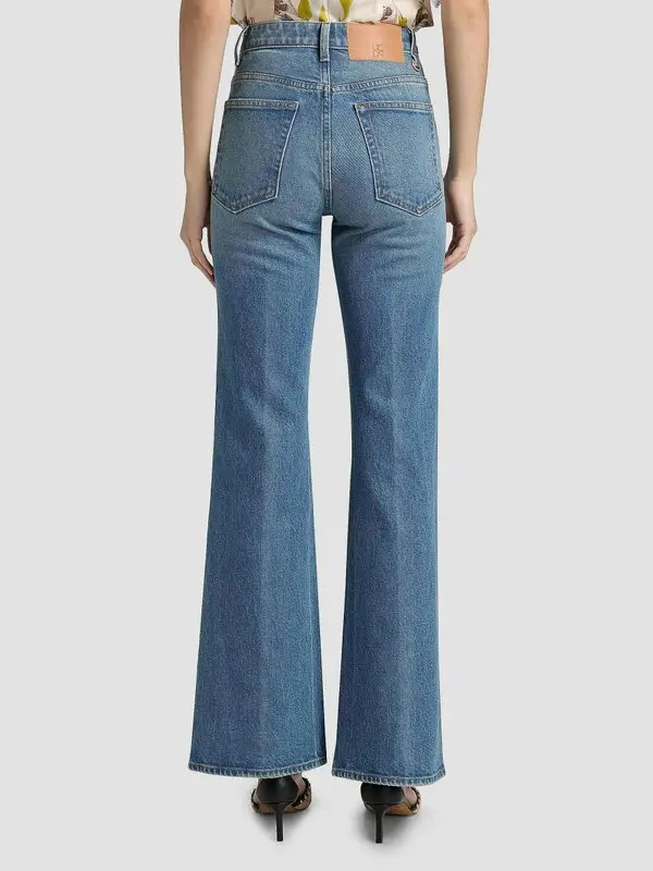 Ulla Johnson Stretch Lou Kick Flared Jeans