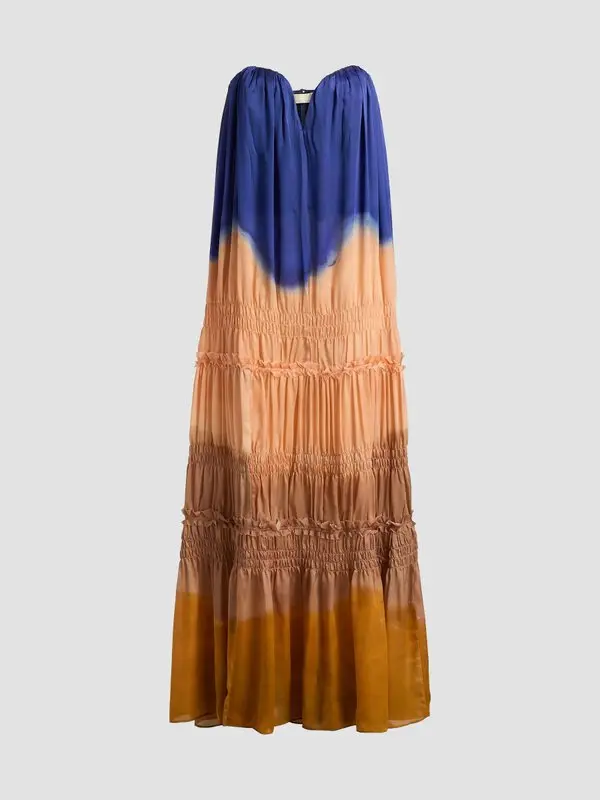 Ulla Johnson Veil Silk Strapless Gown