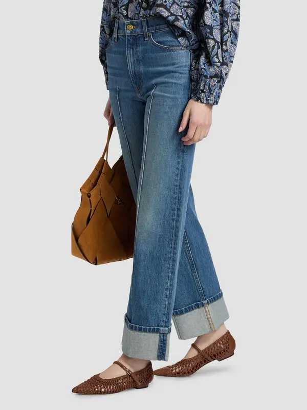 Ulla Johnson Genevieve Whiskered Jeans