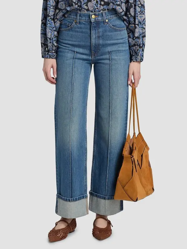 Ulla Johnson Genevieve Whiskered Jeans