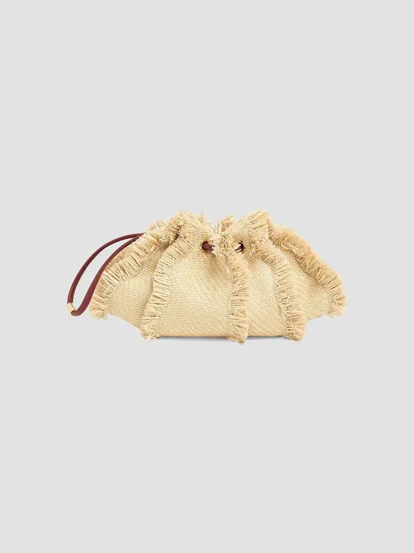 Ulla Johnson Adria Small Raffia Crossbody Bag