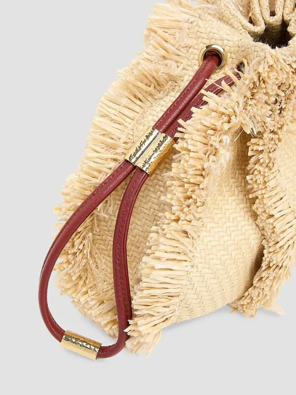 Ulla Johnson Adria Small Raffia Crossbody Bag