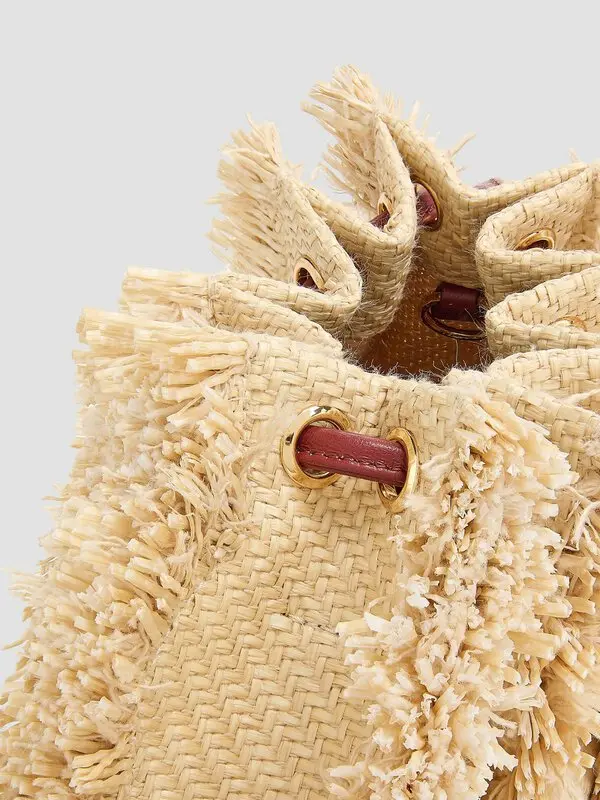 Ulla Johnson Adria Small Raffia Crossbody Bag