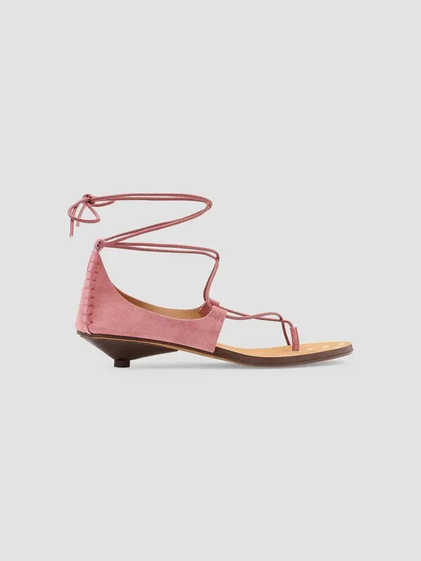 Ulla Johnson Aves Bare Leather Sandals - Pink