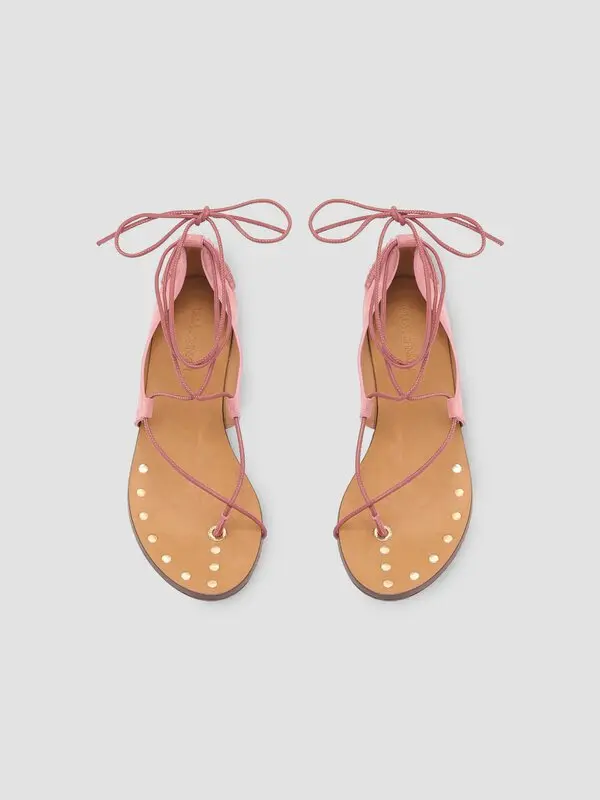 Ulla Johnson Aves Bare Leather Sandals - Pink