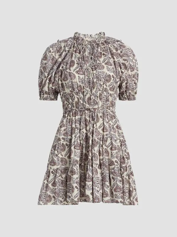 Ulla Johnson Soffia Printed Minidress - Meadow