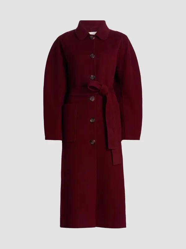 Ulla Johnson Lisbeth Wool-cashmere Coat - Claret