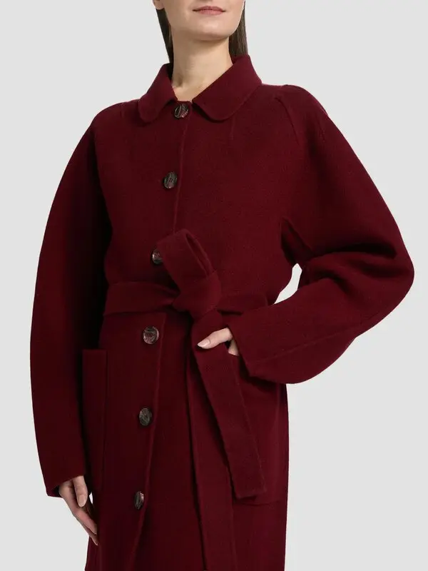 Ulla Johnson Lisbeth Wool-cashmere Coat - Claret