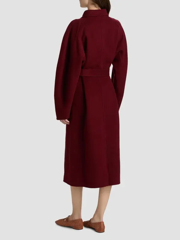 Ulla Johnson Lisbeth Wool-cashmere Coat - Claret