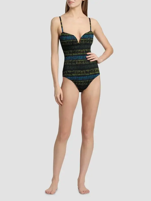 Ulla Johnson Biarritz Smocked One-piece Swimsuit