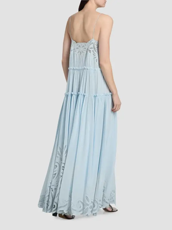 Ulla Johnson Filippa Silk Tiered Gown