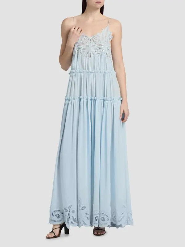 Ulla Johnson Filippa Silk Tiered Gown