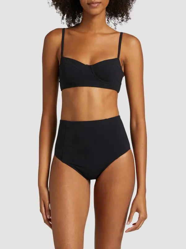 Ulla Johnson Zahara Bikini Top - Noir