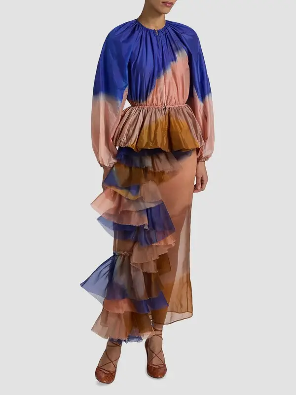 Ulla Johnson Rana Peplum Jacket - Moontide