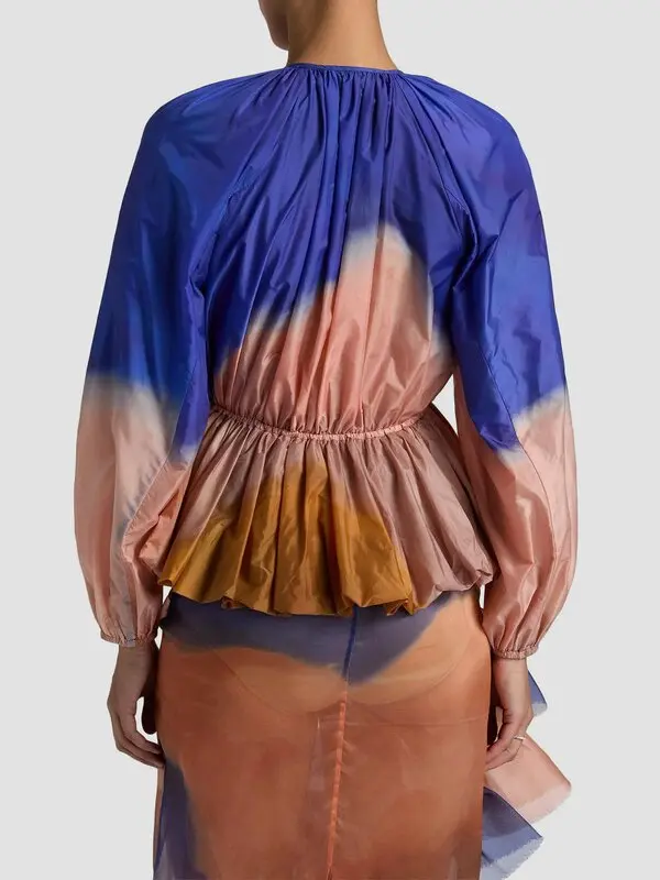 Ulla Johnson Rana Peplum Jacket - Moontide