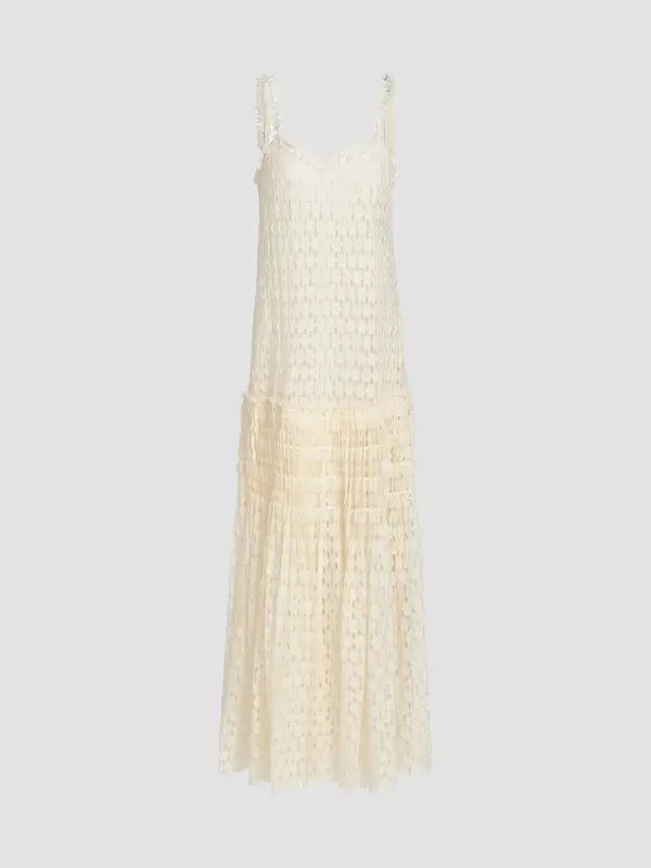 Ulla Johnson Sigrid Cotton-blend Lace Gown - Chalk