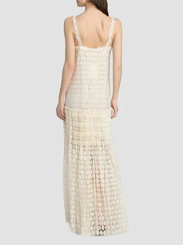 Ulla Johnson Sigrid Cotton-blend Lace Gown - Chalk