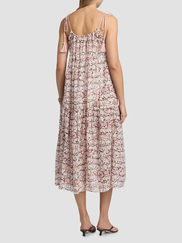Ulla Johnson Fernanda Printed Cotton Midi-dress