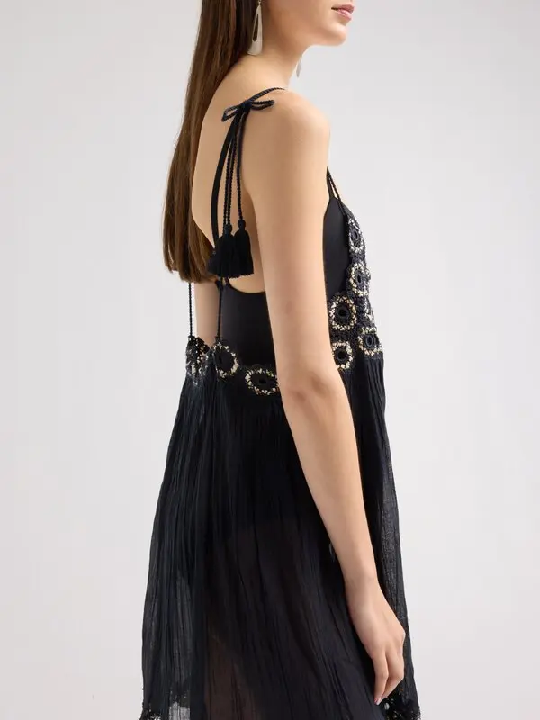 Ulla Johnson Tula Cotton Embroidered Minidress