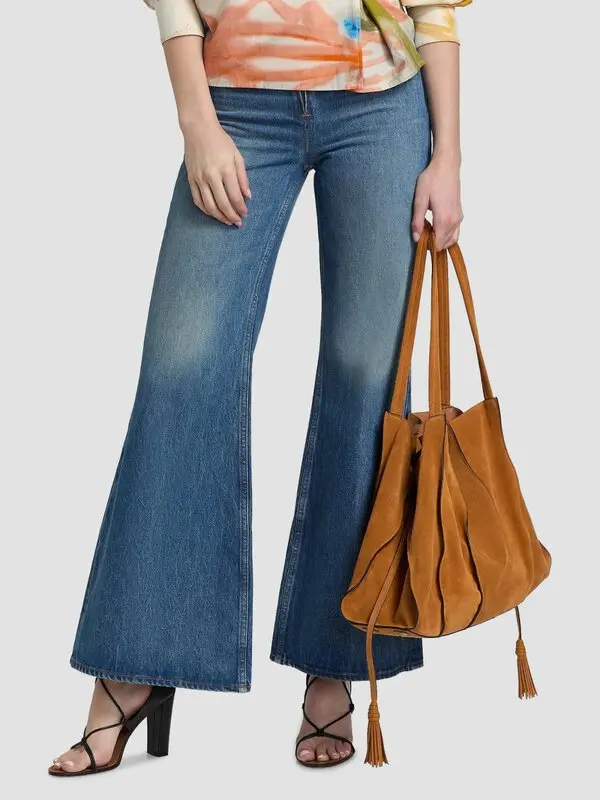 Ulla Johnson Odelia Faded Flare Jeans