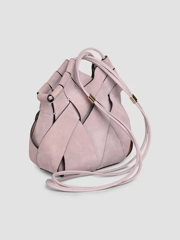 Ulla Johnson Charlotte Woven Suede Crossbody Bag