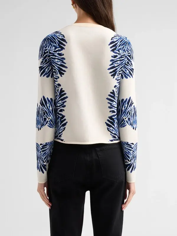 Ulla Johnson Carina Knit Jacquard Cardigan