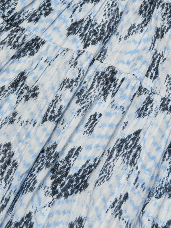 Ulla Johnson Lyria Abstract Cotton-blend Midi-dress