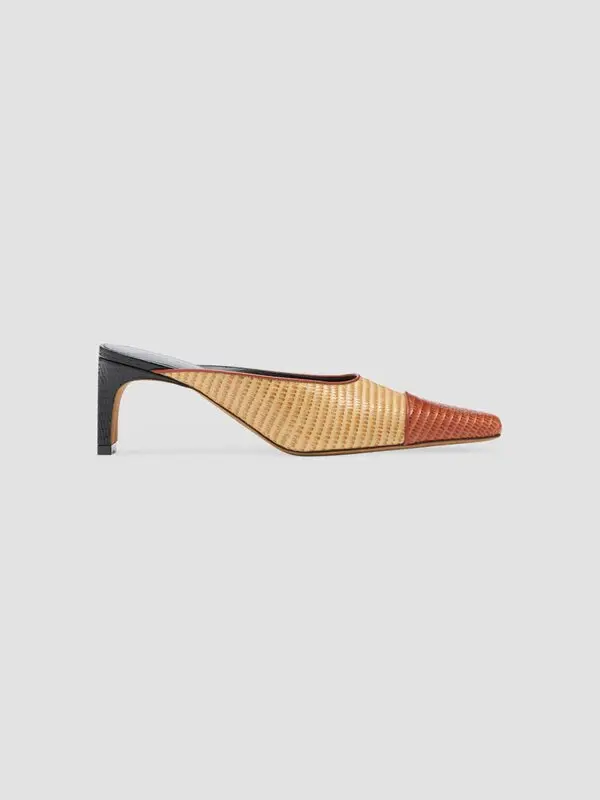 Ulla Johnson Carlyle Spotted Calf Hair Mules