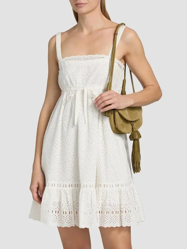 Ulla Johnson Nerelle Eyelet Cotton Minidress