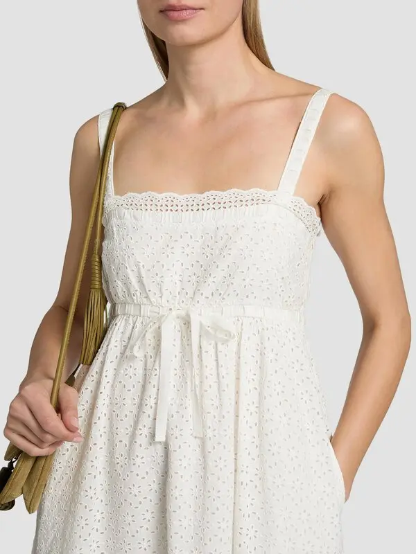 Ulla Johnson Nerelle Eyelet Cotton Minidress
