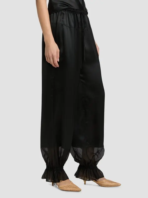Ulla Johnson Camile Silk Cinched Pants
