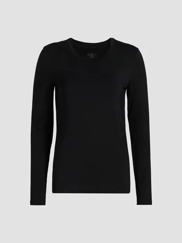 STELLAE DUX Mesa Long Sleeve T-shirt - Black