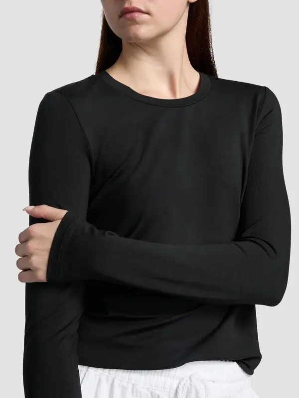 STELLAE DUX Mesa Long Sleeve T-shirt - Black