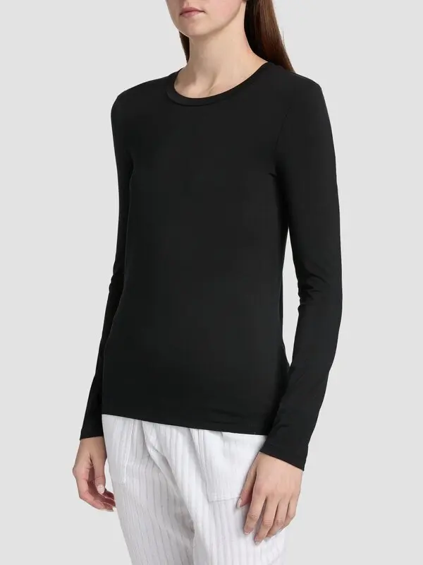 STELLAE DUX Mesa Long Sleeve T-shirt - Black
