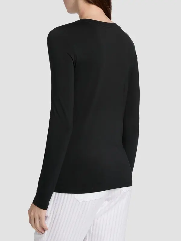 STELLAE DUX Mesa Long Sleeve T-shirt - Black