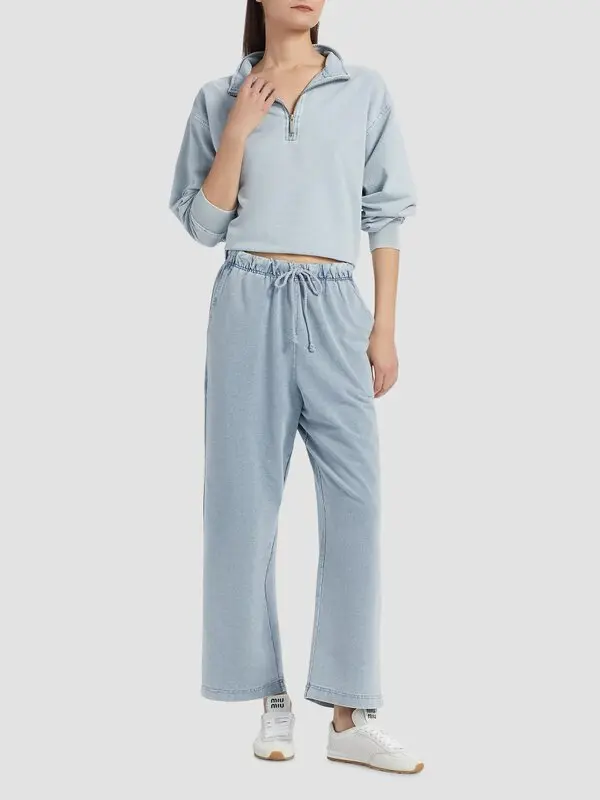 STELLAE DUX Quarter-zip Long-sleeve Sweatshirt