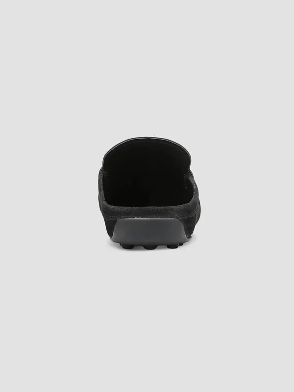 Vince Berkley Driver Suede Mules - Black