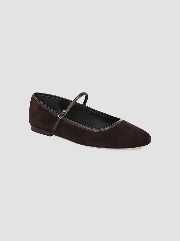 Veronica Beard Ellie Suede Mary Janes