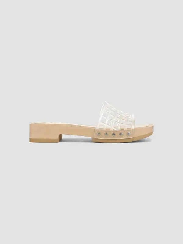 Vince Barbara Jelly Pvc Slide Sandals - Clear
