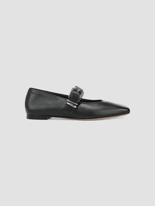 Vince Daniela Leather Mary Janes - Black