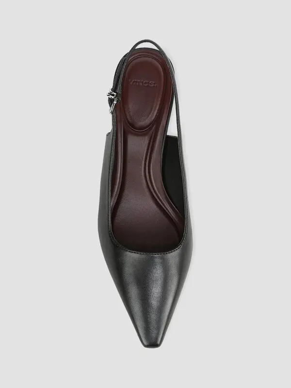 Vince Sabra 45mm Leather Slingback Heels
